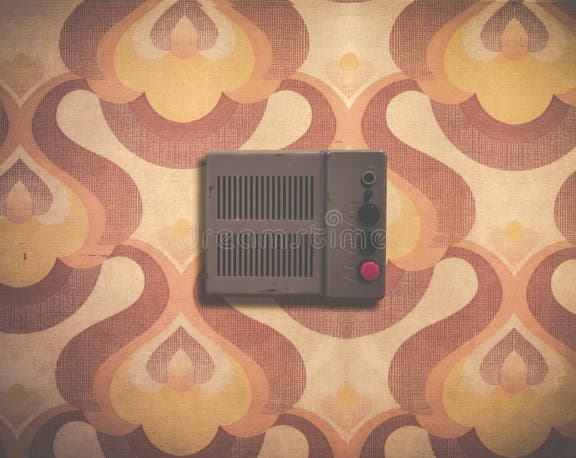 Retro Wall Intercom stock image. Image of electronics - 402274769