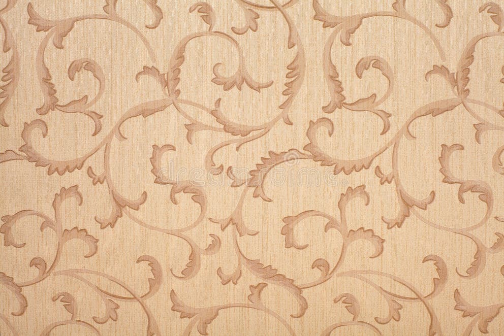 Retro wallpaper stock image. Image of curtains, foliage - 35642491