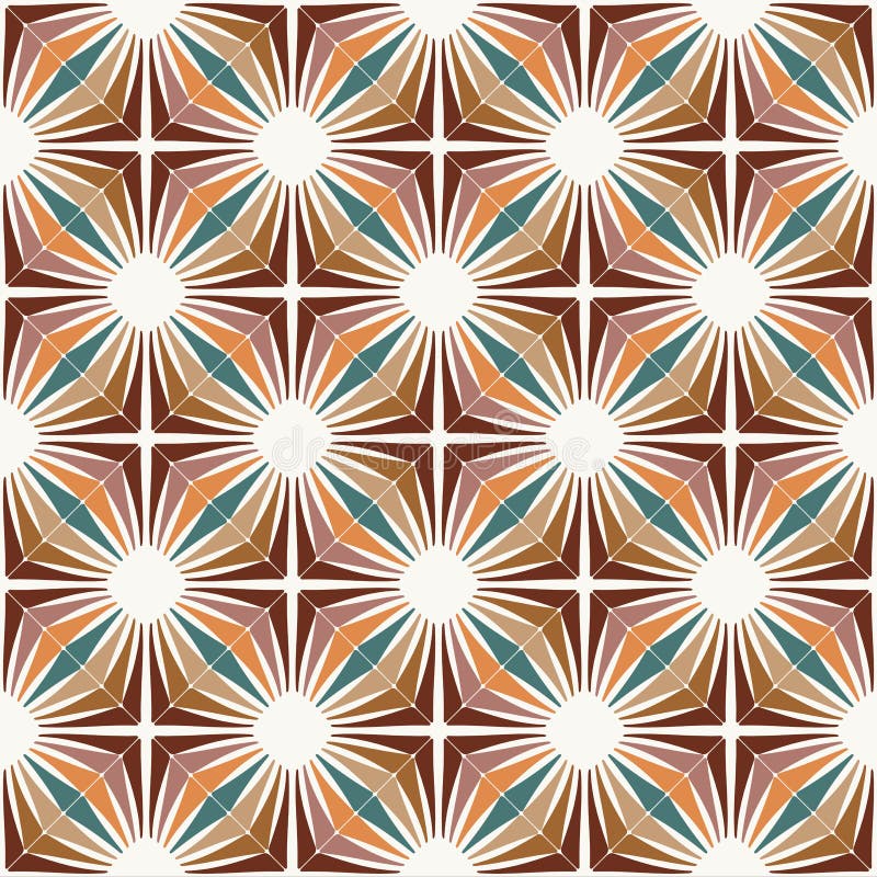 Retro Wallpaper - Vintage Vector Pattern Stock Vector - Illustration of ...