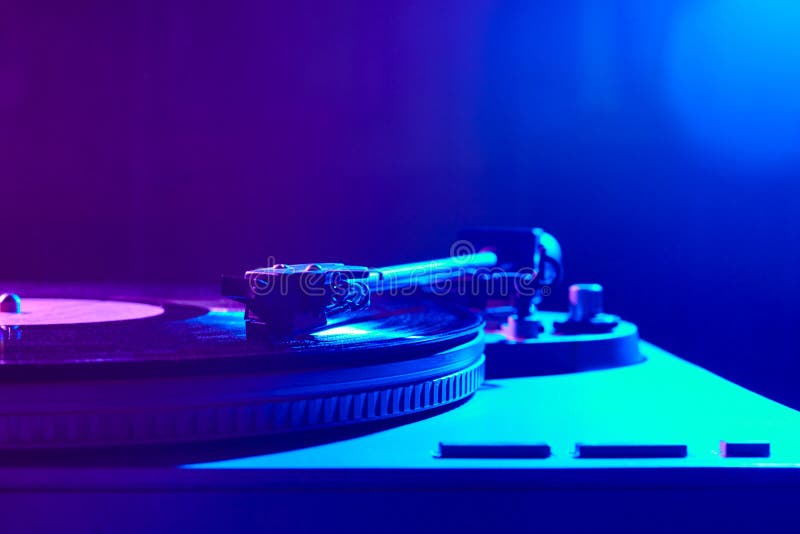 Neon Turntable Wallpaper