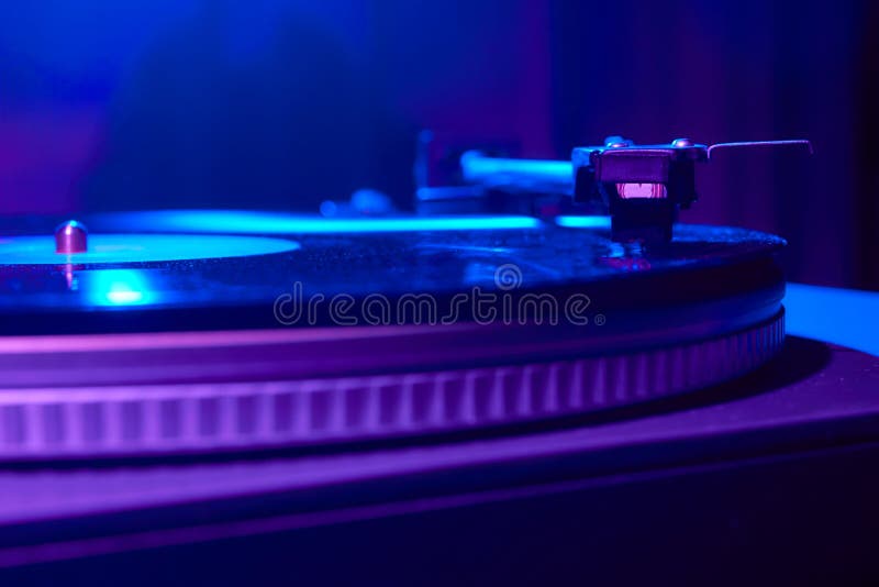 Neon Turntable Wallpaper