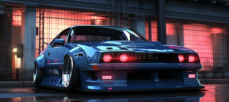 Retro Wave Synthwave. Evoking Nostalgic 80s Atmosphere with Neon ...