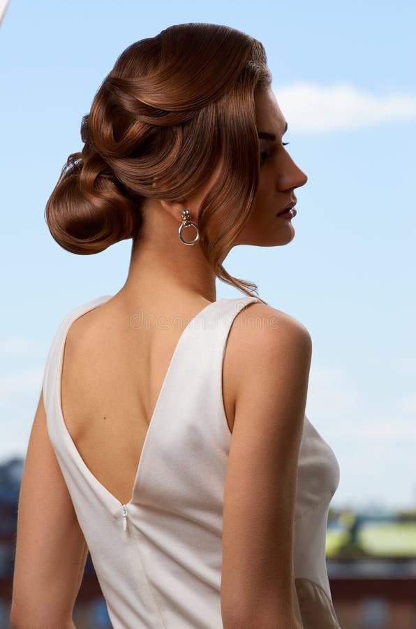 Retro waves hairstyle stock image. Image of lady, sophisticated - 48022449