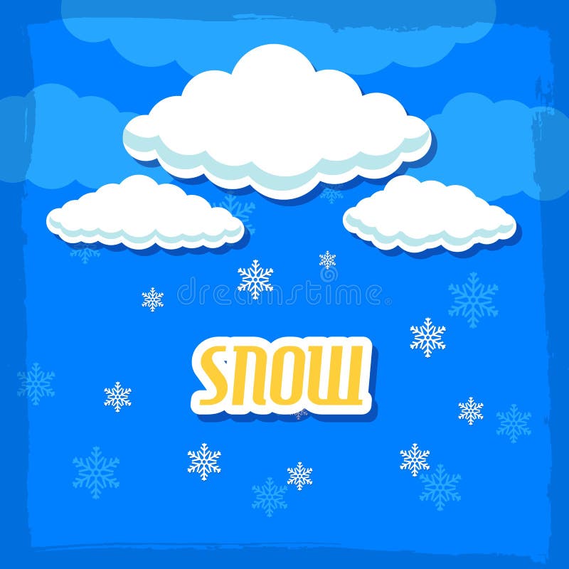 Retro weather icons stock vector. Illustration of snow - 10910865