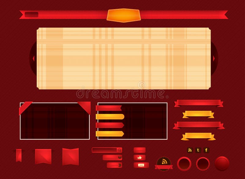 Retro web element editorial image. Illustration of panel - 26262260