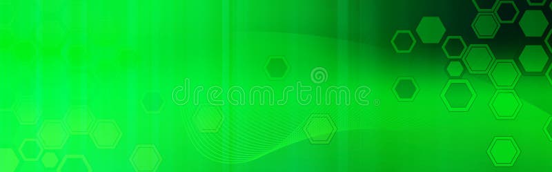 Retro Web Header / Banner Green Stock Illustration - Illustration of ...