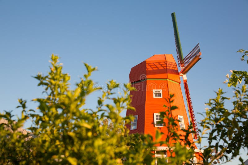 Retro windmill stock photo. Image of dutch, retro, architecture - 26760474
