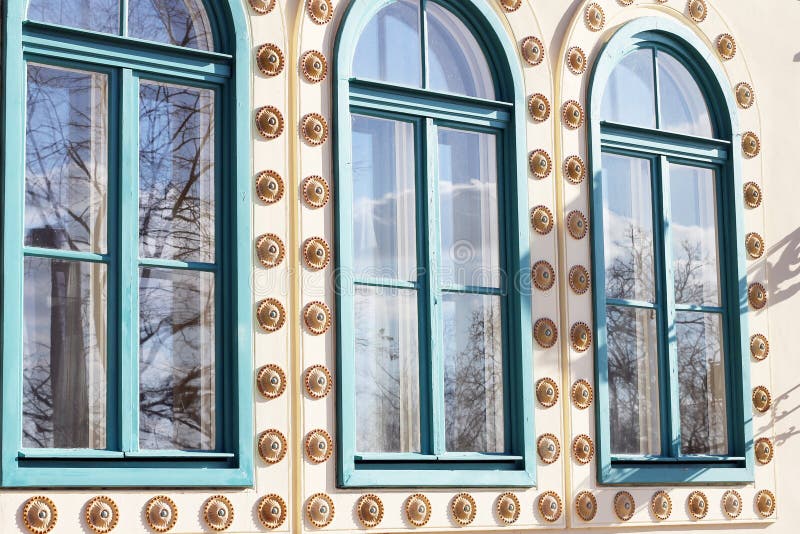 Retro windows stock photo. Image of reflection, clouds - 49919842