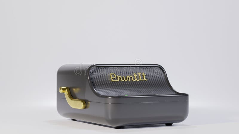 Retro Wireless Label Printer Stock Illustrations – 16 Retro Wireless ...