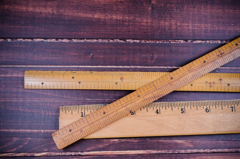 Retro wooden ruler stock image. Image of lenght, retro - 56260115