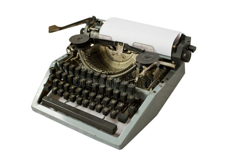 Retro writing machine stock image. Image of letters, keys - 35229871