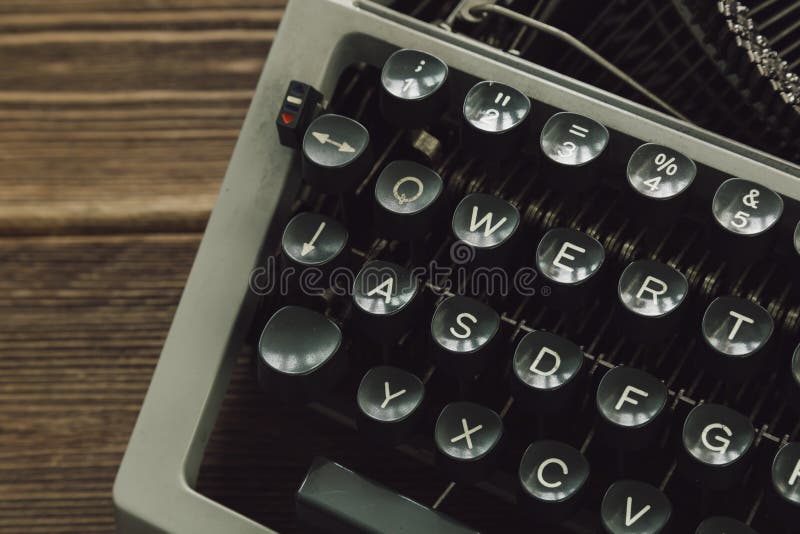 Old type writing machine stock image. Image of tool, device - 18660801