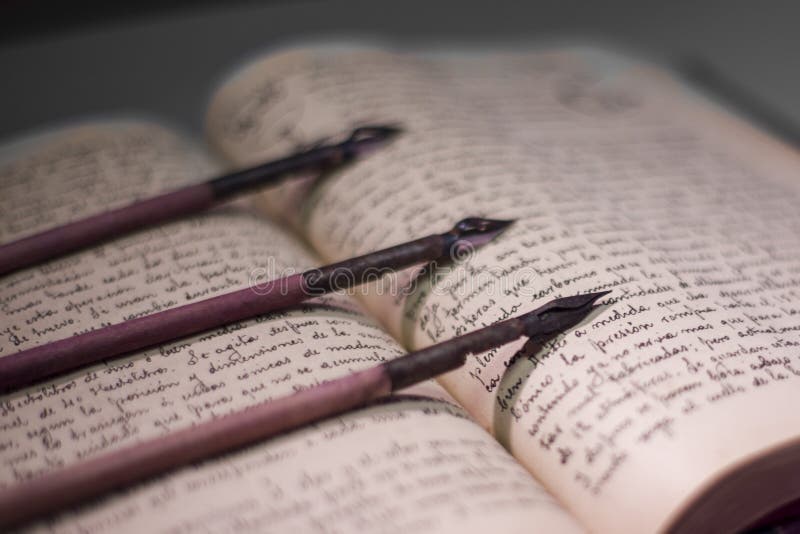 Retro-writing pens editorial photography. Image of pens - 123298882