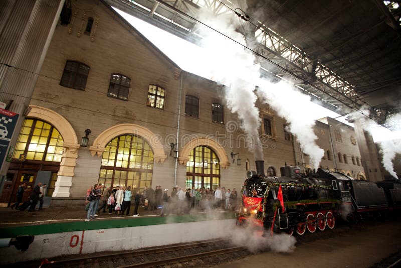 Retro WWII Train Arrived in Moscow Editorial Image - Image of soviet ...