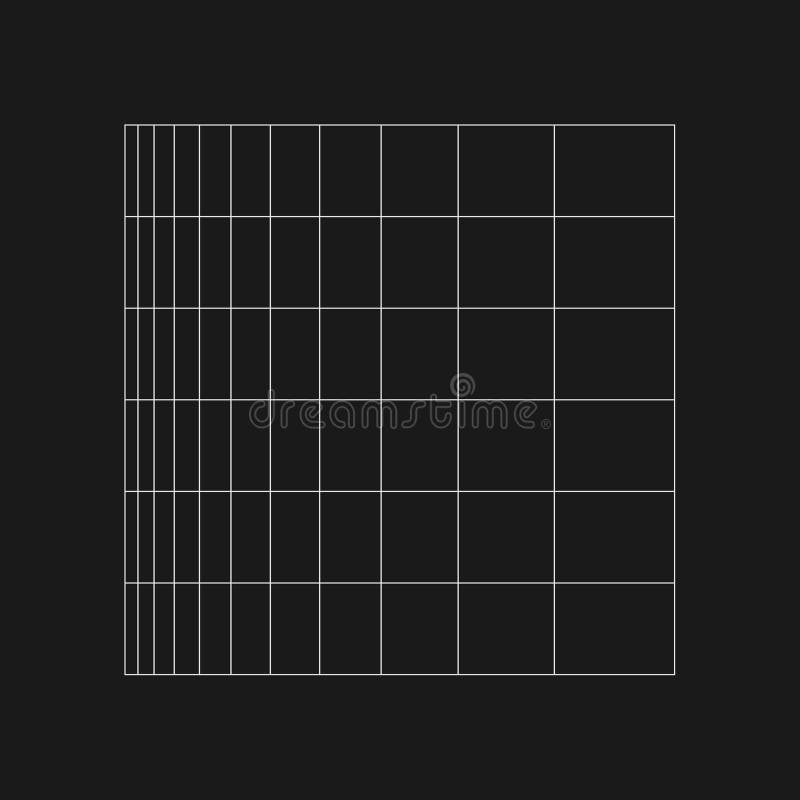 Retrofuturistic Logarithmic Grid. Digital Cyber Retro Design Element ...