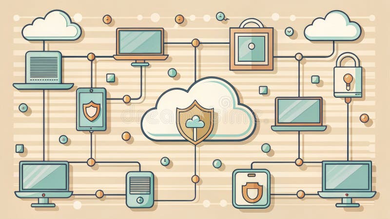 RetroInspired Cloud Security Ensuring Data Protection and Network ...