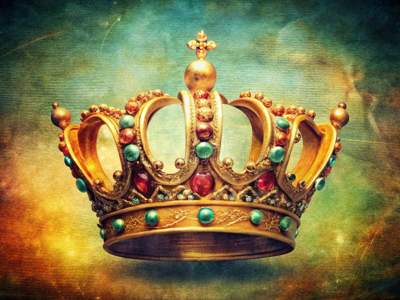 RetroInspired Modern UI Design a Timeless Crown Graphic Element for a ...