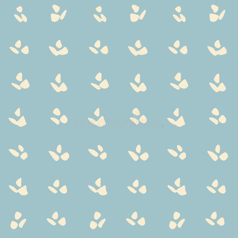 Simple Petals Motif Floral - Seamless Vector Pattern. Stock Vector ...