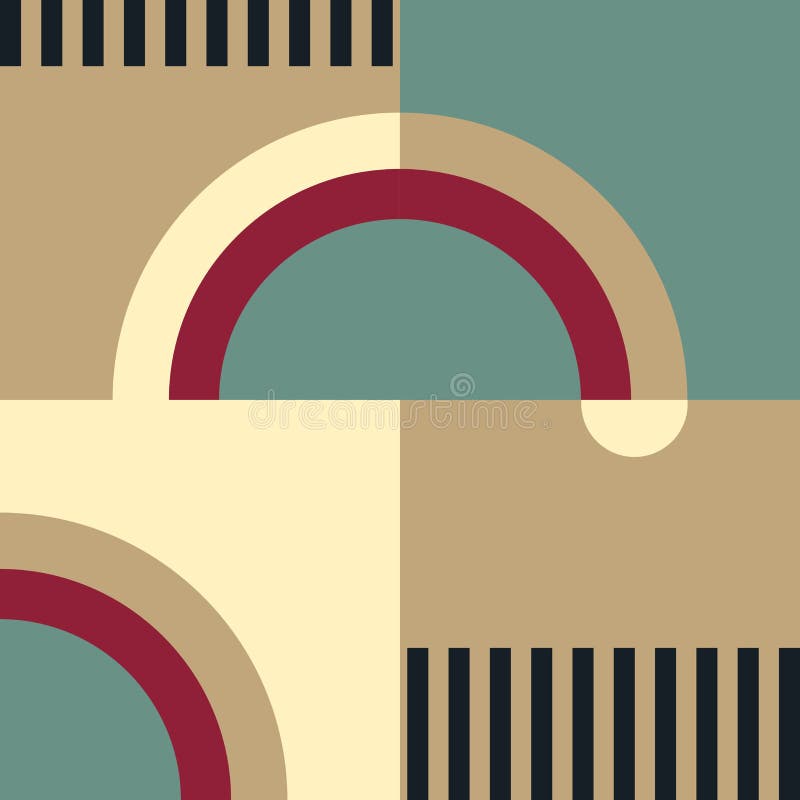 Retropolis stock vector. Illustration of pattern, banner - 264968360