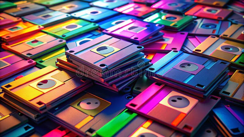 A Retrospective on Data Storage a Panoramic View of Stacked Floppy ...