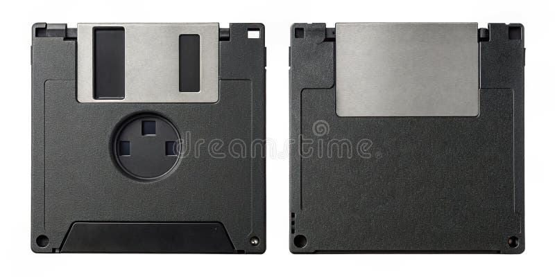 A Retrospective on Data Storage Vintage 25 Floppy Disk Front and Back ...