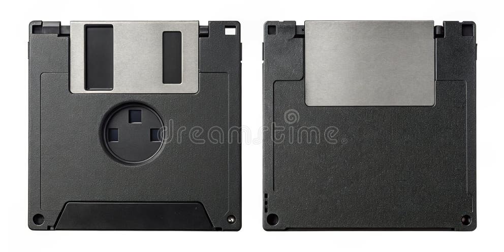 A Retrospective on Data Storage Vintage 25 Floppy Disk Front and Back ...