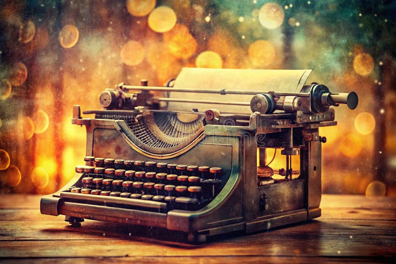 A Retrospective on Technology Double Exposure Typewriter Vintage Paper ...