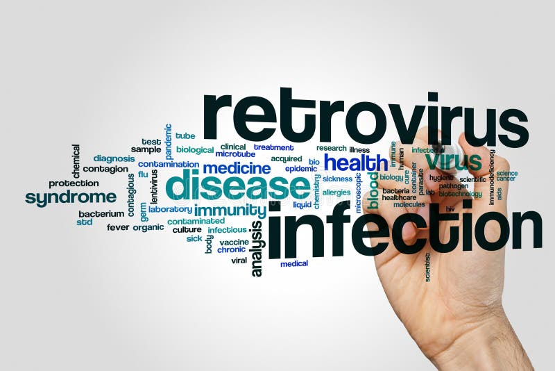 Retrovirus Infection Word Cloud Stock Image - Image of medicine ...