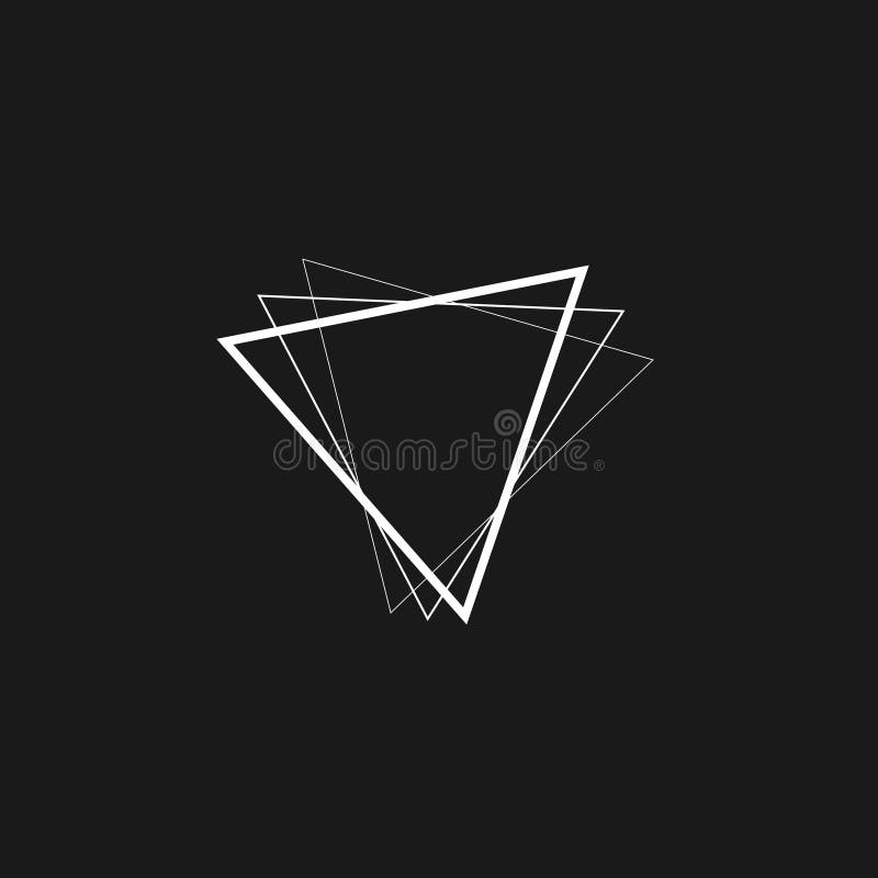 Retrowave Aesthetics, the Composition of Triangles. Synthwave Black and ...