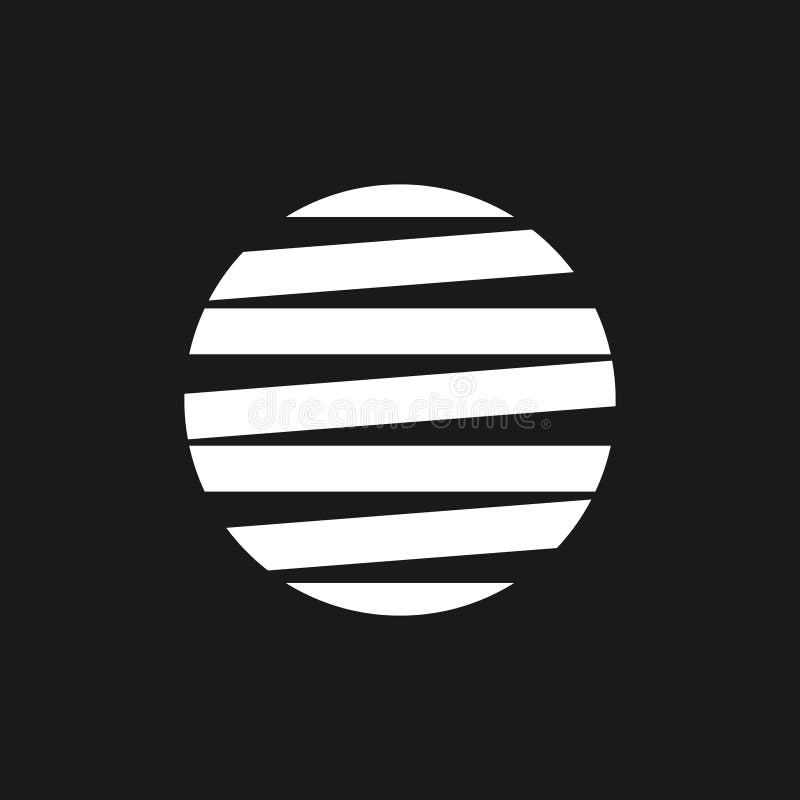 Retrowave Sun, Sunset or Sunrise 1980s Style. Synthwave Black and White ...