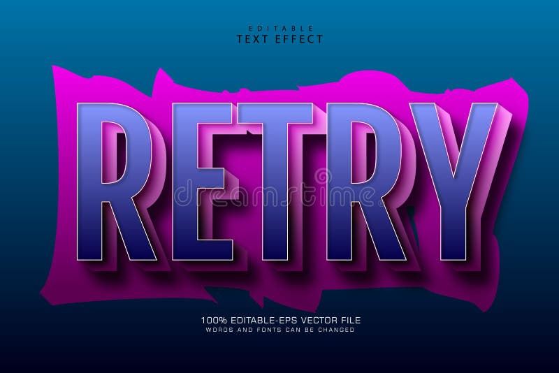 Retry Style Stock Illustrations – 66 Retry Style Stock Illustrations ...