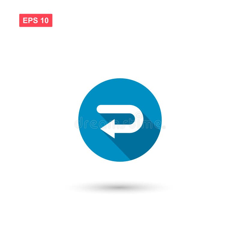 Return Arrow stock vector. Illustration of information - 6005385