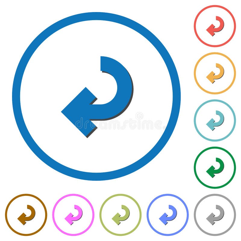 In Circles Return Confused Decision Time Direction Stock Illustration ...