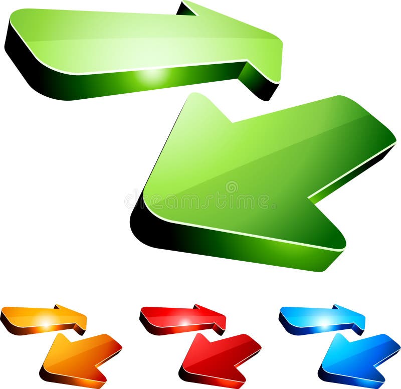 Return arrows. stock vector. Illustration of reflective - 13030898