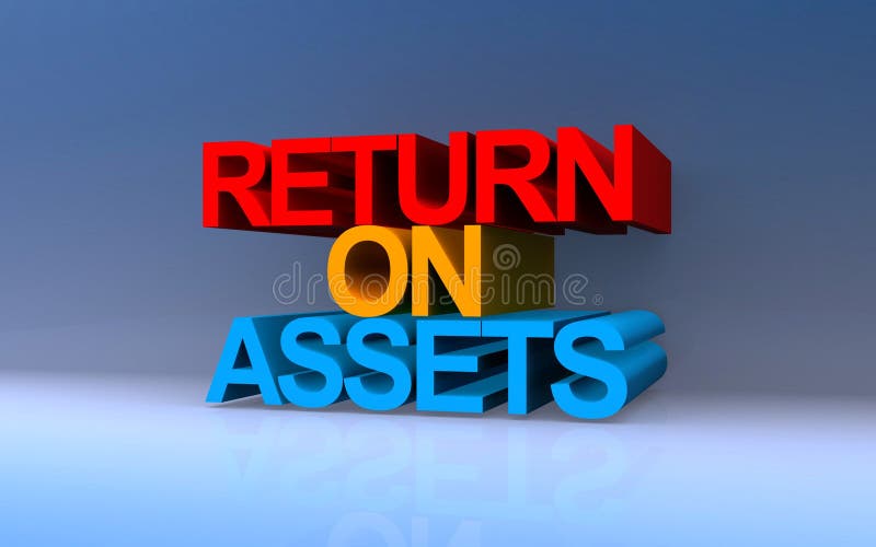 Roa Return on Assets Concept with Big Word or Text and Team People with ...