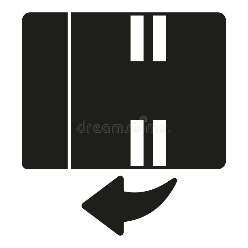 Return Box Icon Simple Vector. Cargo Money Stock Illustration ...