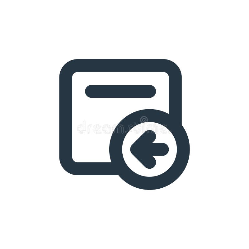 Return Box Icon Vector from Essentials Ui Concept. Thin Line ...