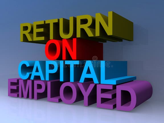 Return on capital employed stock illustration. Illustration of average ...