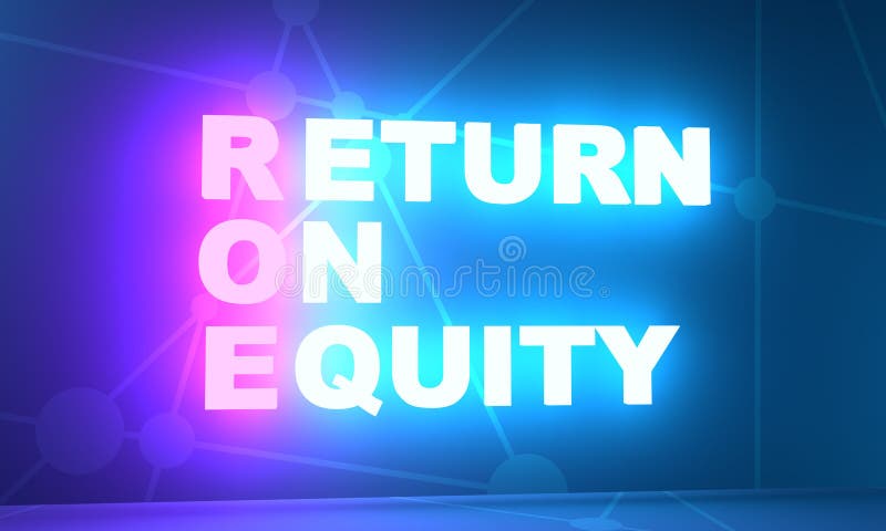 Return on equity. stock illustration. Illustration of presentation ...