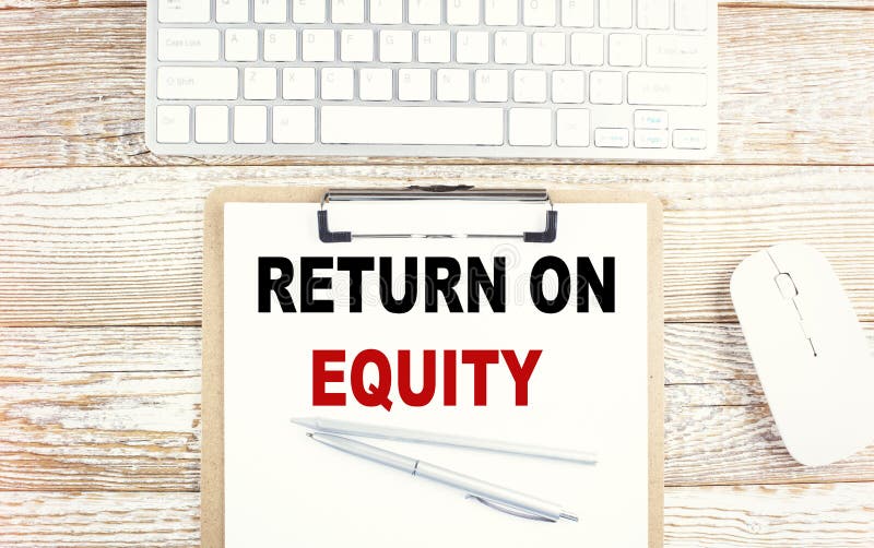 RETURN on SALES Text Written on a Sticky with Pencil and Glasses Stock ...