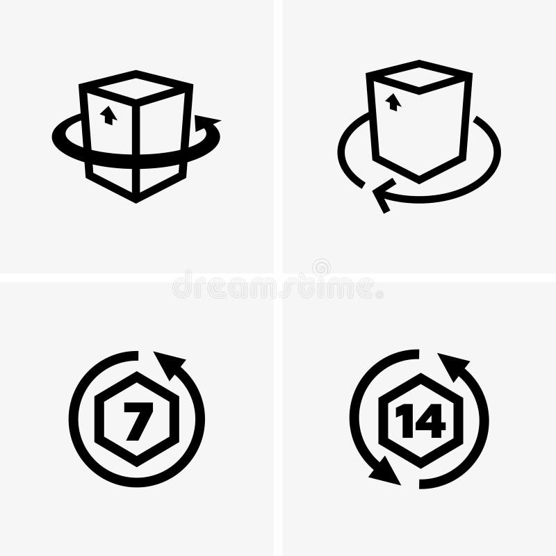 Return Goods stock vector. Illustration of logo, service - 89922082