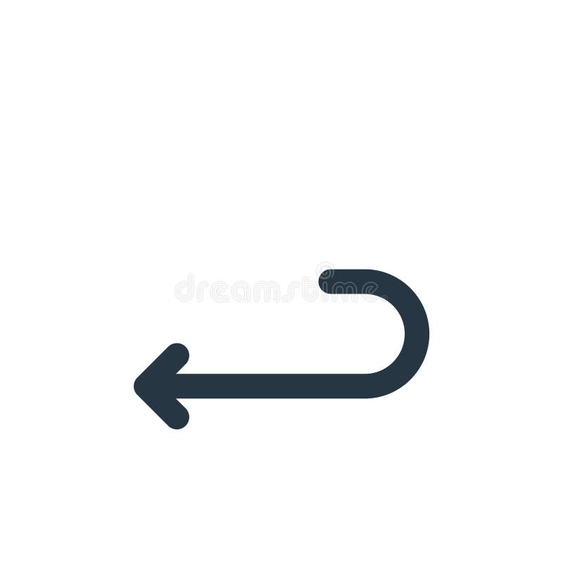 Return Icon Vector from Arrows Concept. Thin Line Illustration of ...