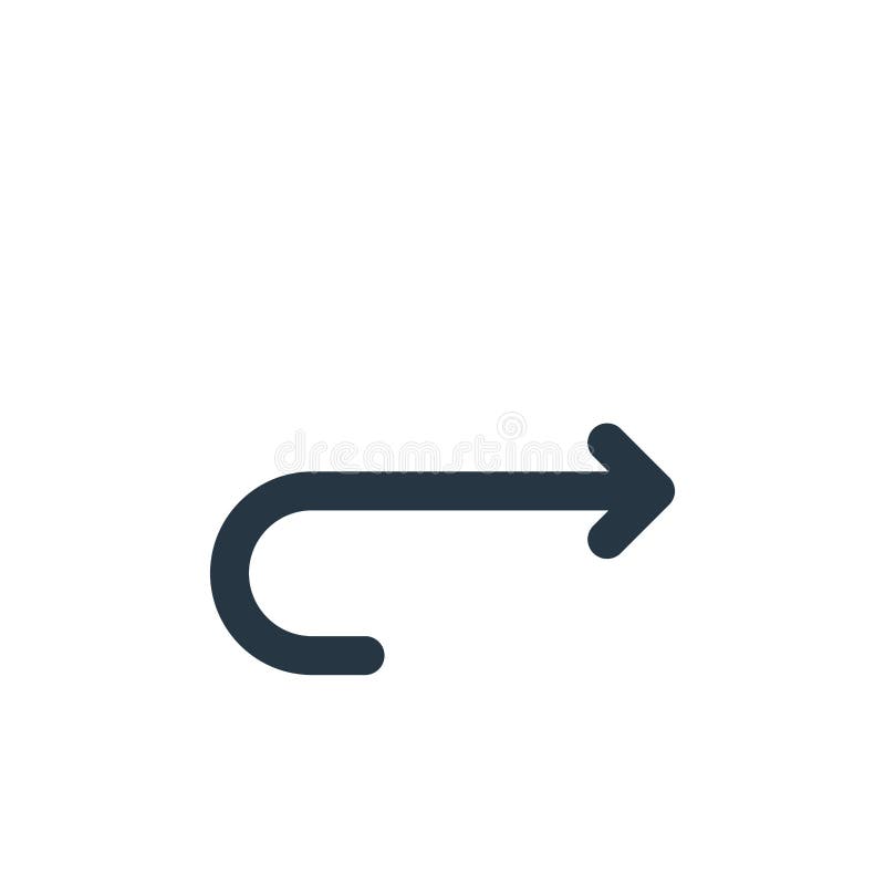Return Icon Vector from Arrows Concept. Thin Line Illustration of ...