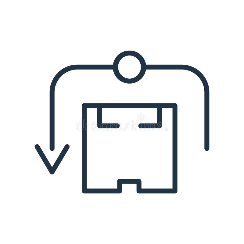 Return Icon Vector Isolated on White Background, Logo Concept of Stock ...