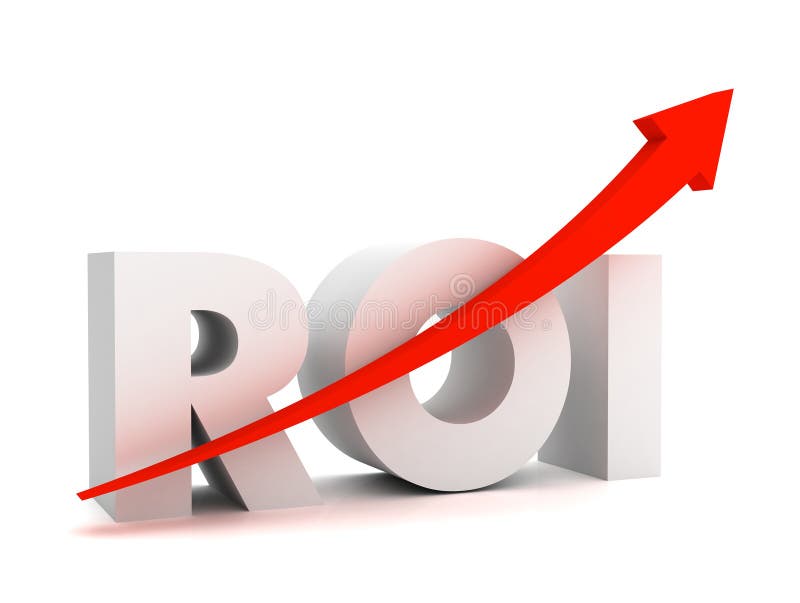Roi Return Investment Business Bar Chart Stock Illustrations – 367 Roi ...