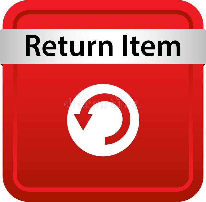 Return item icon button stock illustration. Illustration of color ... Return item icon button stock illustration. Illustration of color ...