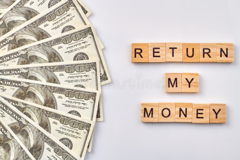 Return my money. stock photo. Image of household, rate - 207917688