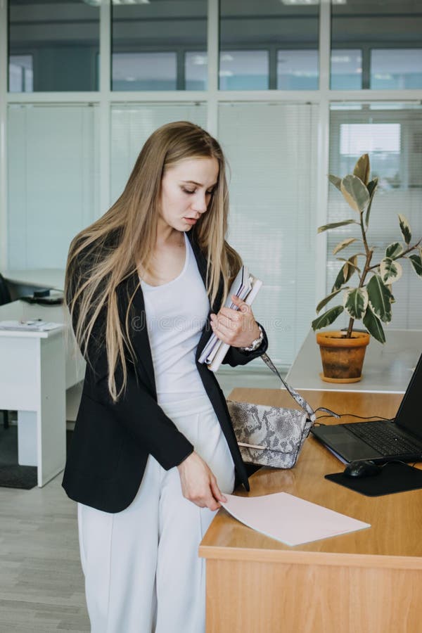 Return Office Workers, Employees Return To Offices. End of Work from ...