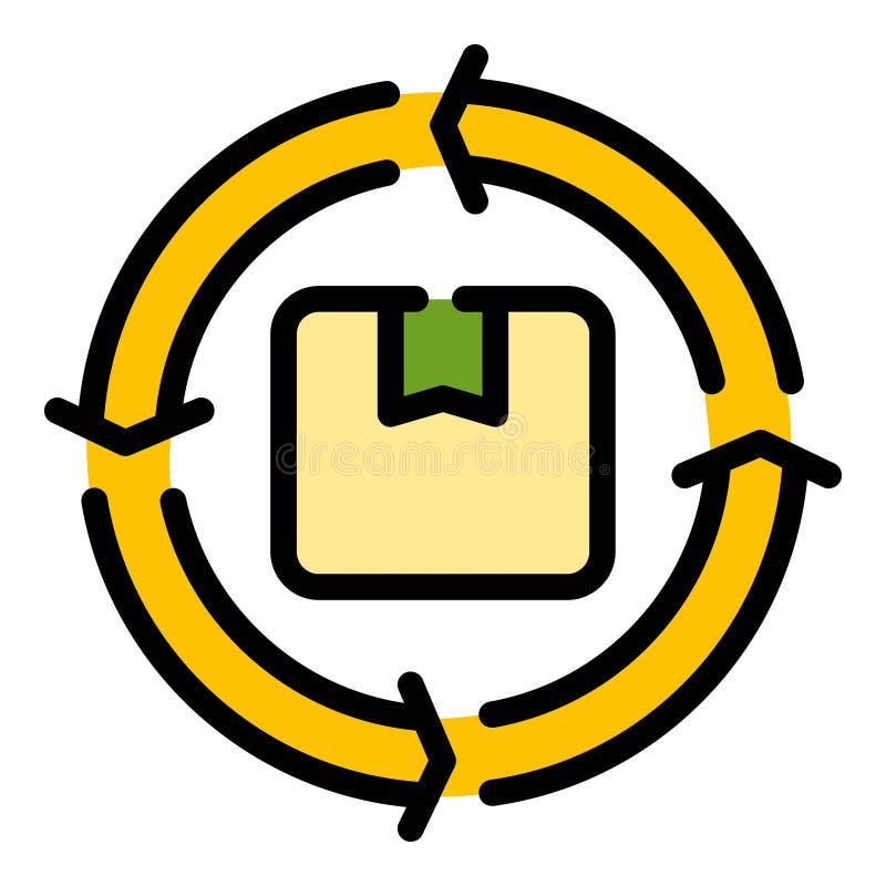 Return Parcel Icon Vector Package Tracking Symbol for Graphic Design ...