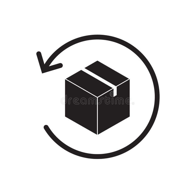 Return Parcel Icon Vector Package Tracking Symbol for Graphic Design ...